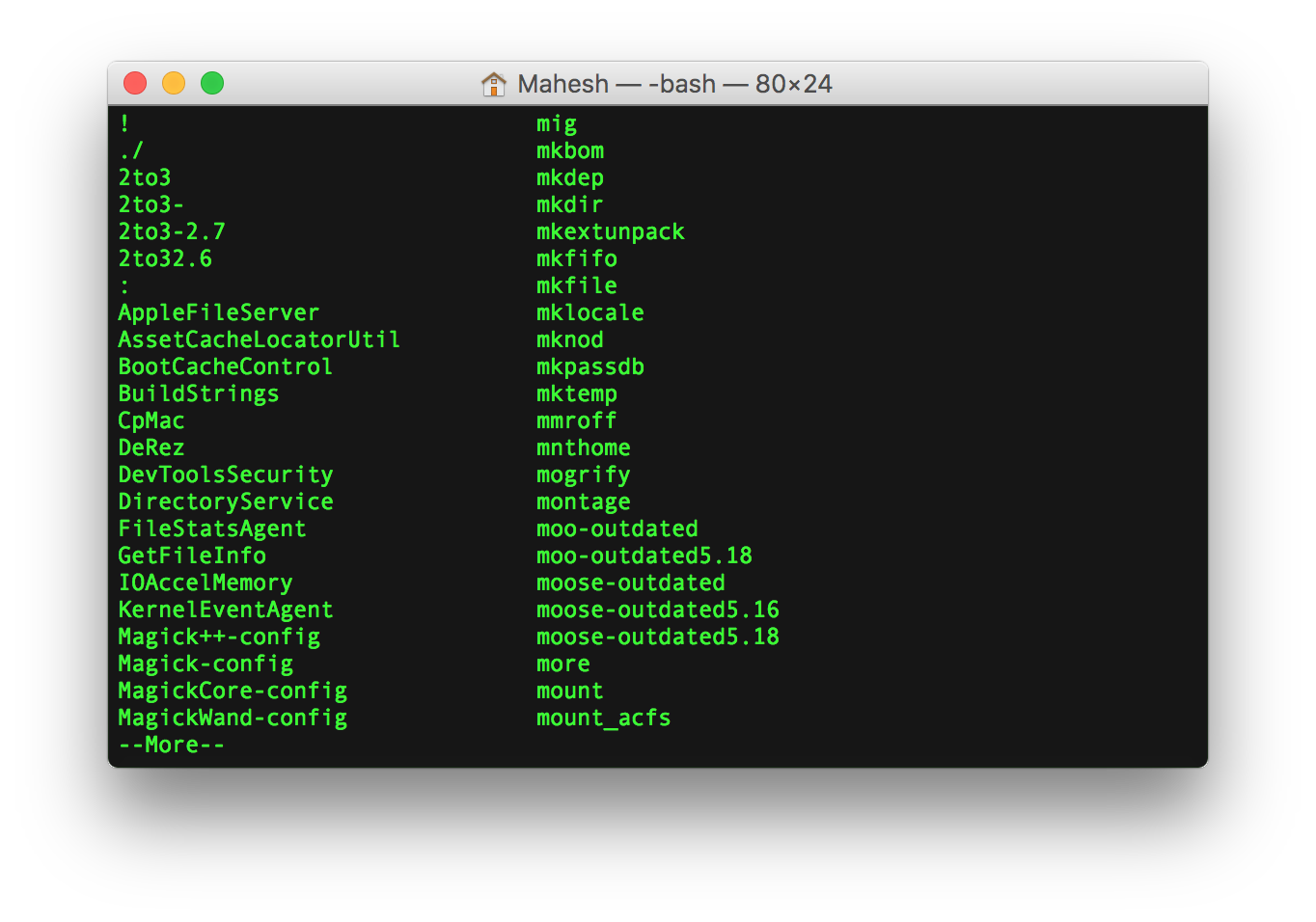 Find All Commands You Can Run From Terminal On Mac Consuming Tech