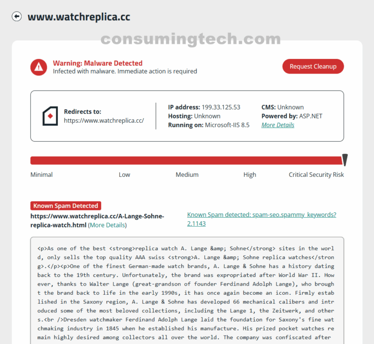 Watchreplica.cc Safety, What It Is, Alternatives, Reviews, and more